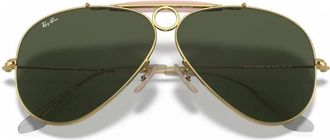 Ray-Ban unisex, Accessoires, Jaune, Taille: 58 MM Rb3138 Shooter