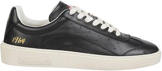 Dsquared2 Low-Top Sneaker - Riders Lace-up Low Top Sneakers Black - Gr. 41,5 (EU) - in Schwarz - f&uuml;r Damen