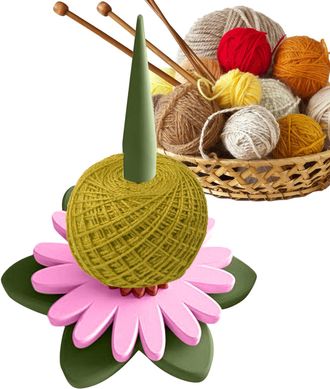 Generic Spinngarnhalter | Garnhalter zum H&auml;keln und Stricken | 3D-Gedruckter Spulenst&auml;nder verhindert Verheddern, N&auml;hen, Kunsthandwerk, Erwachsene, Anf&auml;nger, 