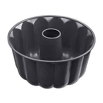 Original Kaiser Original Kaiser La Forme Plus Gugelhupfform groß 24 cm, Kuchenform rund, extra hoher Rand, Emailleboden, antihaftbeschichtet, schwarz