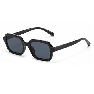 Generic Lunettes De Soleil Carr&eacute;es For Hommes Et Femmes, Monture Petite, Tendance, D&eacute;coratives, For La Plage(Black)