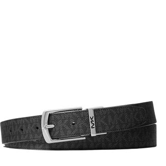 Michael Kors Schwarzer Lederg&uuml;rtel mit Schnalle - - Accessories - Herren - Schwarzk - ONE SIZE