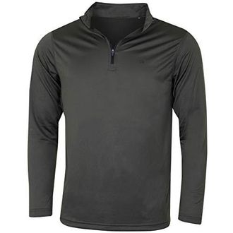Calvin Klein Golf Hommes Harlem 1/4 Zip Pull - Khaki - L