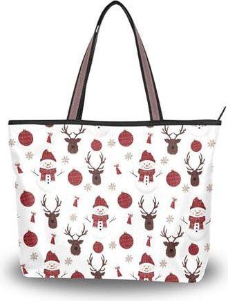 Alaza Grand sac fourre-tout, sac à bandoulière pour femme, sac à main décontracté de grande capacité, sac à main décontracté, motif damier vert, arbre de No