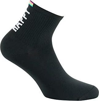 Kindy Socquettes sport HAPPY fantaisie MADE IN FRANCE - couleur - Noir - Pointure - 37-41