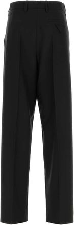 Prada Wool Blend Trousers - Black
