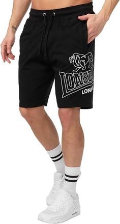 Lonsdale London Chilley Homme Short Noir M 60% Coton, 40% Polyester