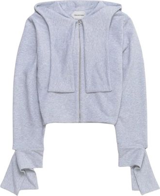 Fidan Novruzova Femme, Sweatshirts et sweats &agrave; capuche, Gris, Taille: 38 FR Jet Sweat &agrave; capuche