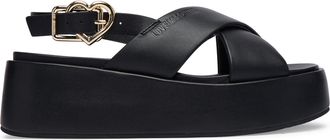 Love Moschino Sandalen LOVE MOSCHINO JA16137I0OIA0000 Schwarz