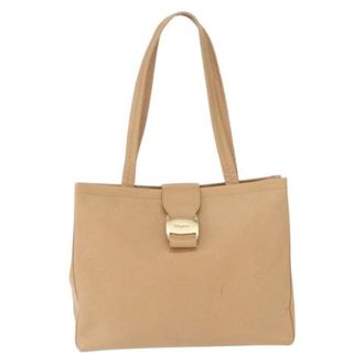 Ferragamo Damen, Pre-Owned, Beige, ONE SIZEGr&ouml;&szlig;e