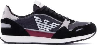 Emporio Armani Homme, Chaussures, Gris, Taille: 44 1/2 EU X4X537 Xm678 Baskets