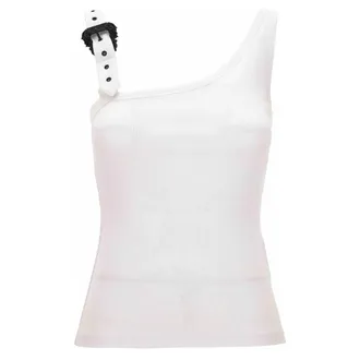 Versace Jeans Couture Top - - Tops - Damen - Wei&szlig; - 3XS