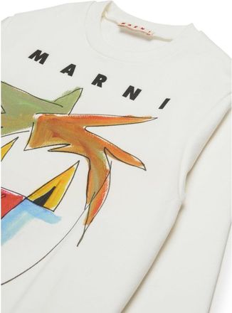 Marni Logo Cotton Sweatshirt - Multicolor