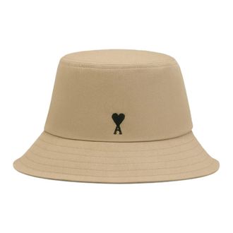 Ami Ami De Coeur Stickerei Bucket Hat - - Accessories - Herren - Beige - 60 CM