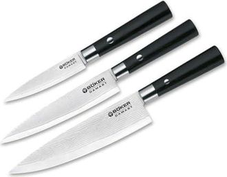 Böker Damast Black Messerset