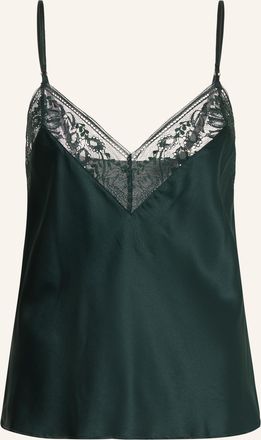 Aubade Schlaftop Midnight Whisper Aus Seide gruen