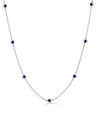 Dower & Hall collier &agrave; ornements en saphir - Argent