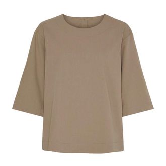 Notyz Taipei Blouse - - Blouses & Shirts - Damen - Beige - 2XL