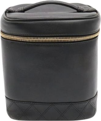 Chanel Sac &agrave; main bicolore Pre-owned - Femme - Pre-owned - Noir - Taille: ONE Size