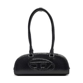 Diesel Femme, Sacs, Noir, Taille: ONE Size 1DR Dome Shoulder EW Bag