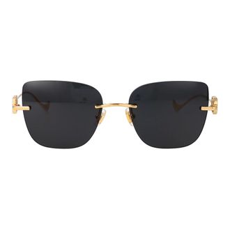 Valentino Garavani Femme, Accessoires, Jaune, Taille: 54 MM Lunettes de soleil V Logo