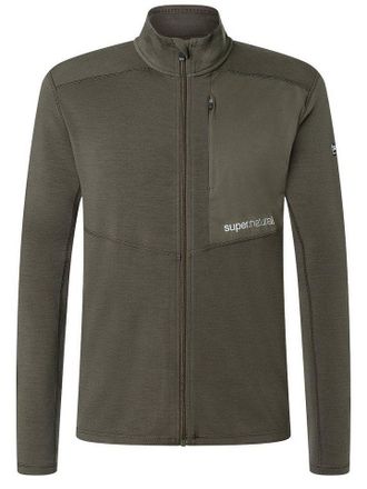 super.natural Outdoorjacke Merino Jacke M ADVENTURE TRACK funktioneller Merino-Materialmix