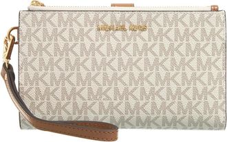 Michael Kors Portemonnaie - Jet Set Dblzp Wristlet - Gr. unisize - in Wei&szlig; - f&uuml;r Damen