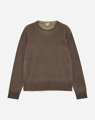 Arket Wollpullover Mit Rundhalsausschnitt -Beige