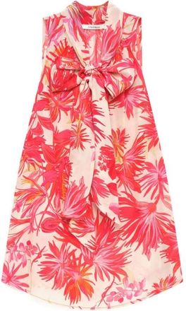 Maliparmi Maliparmi, Femme, Tops, Rouge, Taille: 44 FR Botanical Jungle Top