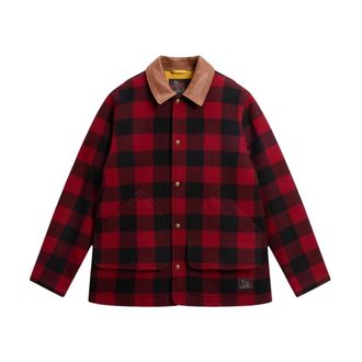 Woolrich Manteau de Ferme - Femme - Vestes - Rouge - Taille: 40 FR