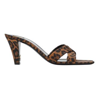 Saint Laurent Elegante Sabot Sandalen - - Shoes - Damen - Braun - 39 EU