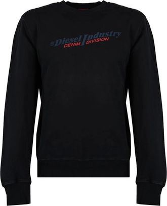 Diesel S-Ginn-Ind SweaT-shirt - Homme - Sweatshirts et sweats &agrave; capuche - Noir - Taille: S