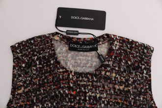 Dolce & Gabbana Virgin Wool Knit Tank Top - Multicolor