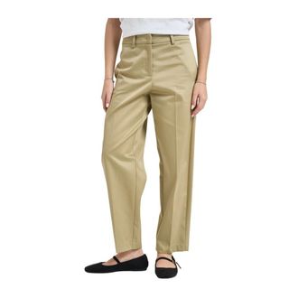Patrizia Pepe Femme, Pantalons, Beige, Taille: 40 FR Pantalon Droit