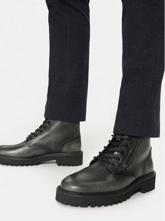 Pepe Jeans London Schn&uuml;rstiefeletten Durham Rub PMS50253 Schwarz