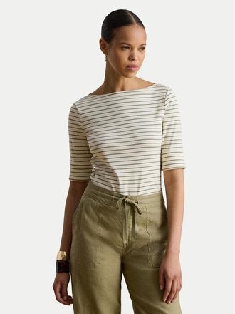 Lauren Ralph Lauren Bluse Judy 200P13919002 Beige Regular Fit
