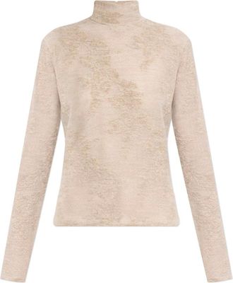 Ganni Damen, Strickwaren, Beige, LGröße