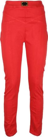 Elisabetta Franchi Femme, Pantalons, Rouge, Taille: W29 Skinny Pantalons