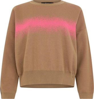 Herno Femme, Pulls, Brun, Taille: 38 FR Pull en maille &agrave; col rond