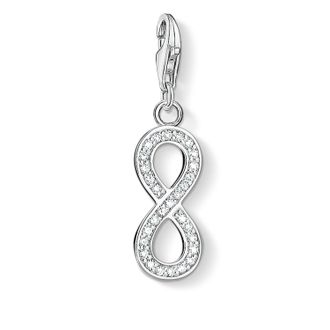 Thomas Sabo Thomas Sabo Damen Charm-Anh&auml;nger Unendlichkeitszeichen Charm Club 925 Sterling Silber 1132-051-14