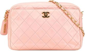 Chanel Hobo Bags - CC Quilted Lambskin Camera Crossbody - Gr. unisize - in Gold - f&uuml;r Damen