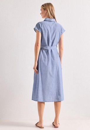Street One Midikleid aus 100% Baumwolle