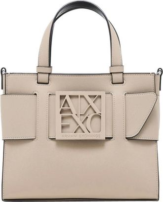 A|X Armani Exchange Femme, Sacs, Beige, Taille: ONE Size Sac Shopping Moyen