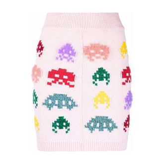 Stella McCartney Gamer Strickrock - - Skirts - Damen - Mehrfarbig - S