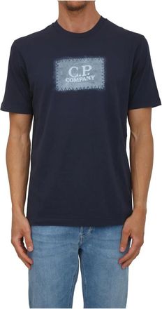 C.P. Company C.p. Company, Homme, Tops, Bleu, Taille: 2XL T-Shirt