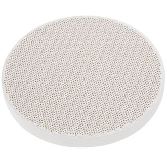 BESTONZON Quarz Waben L&ouml;tplatte f&uuml;r Schmuckherstellung Hitzebest&auml;ndiger L&ouml;tblock aus Quarz Rund Isolierende L&ouml;tplatte zum Schmelzen von Gold Silber und Kupfersc