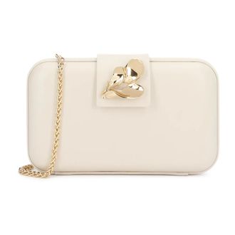 Kazar Femme, Sacs, Blanc, Taille: ONE Size Pochette en cuir v&eacute;ritable