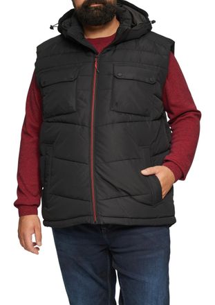 s.Oliver Gesteppte Weste mit abnehmbarer Kapuze