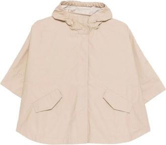 Moncler Femme, Vestes, Beige, Taille: 42 FR Hooded Pocket Jacket