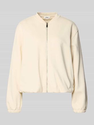 s.Oliver Red Label Boxy Fit Jacke aus Baumwoll-Mix